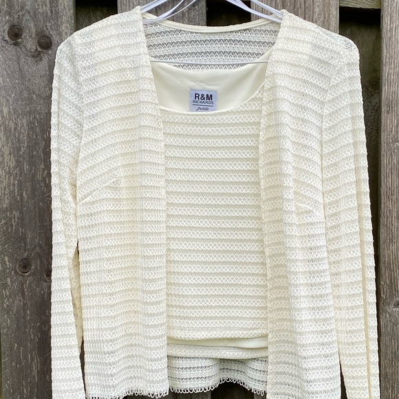 R & M Richards | Tops | Vintage Rm Richards American Made Crochet Knit ...